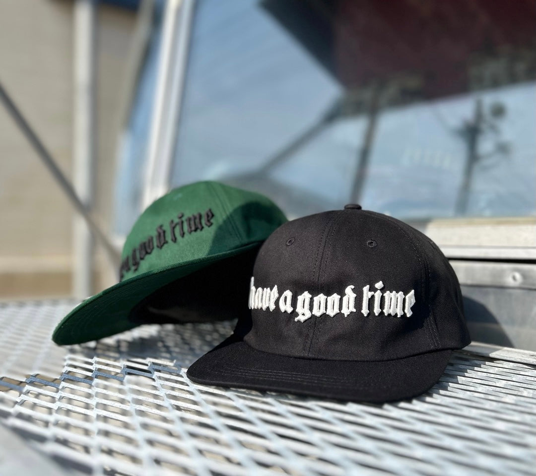 【ELECT 1F】have good time「OLD ENGLISH LOGO CAP」入荷致しました !! – TIME AFTER TIME