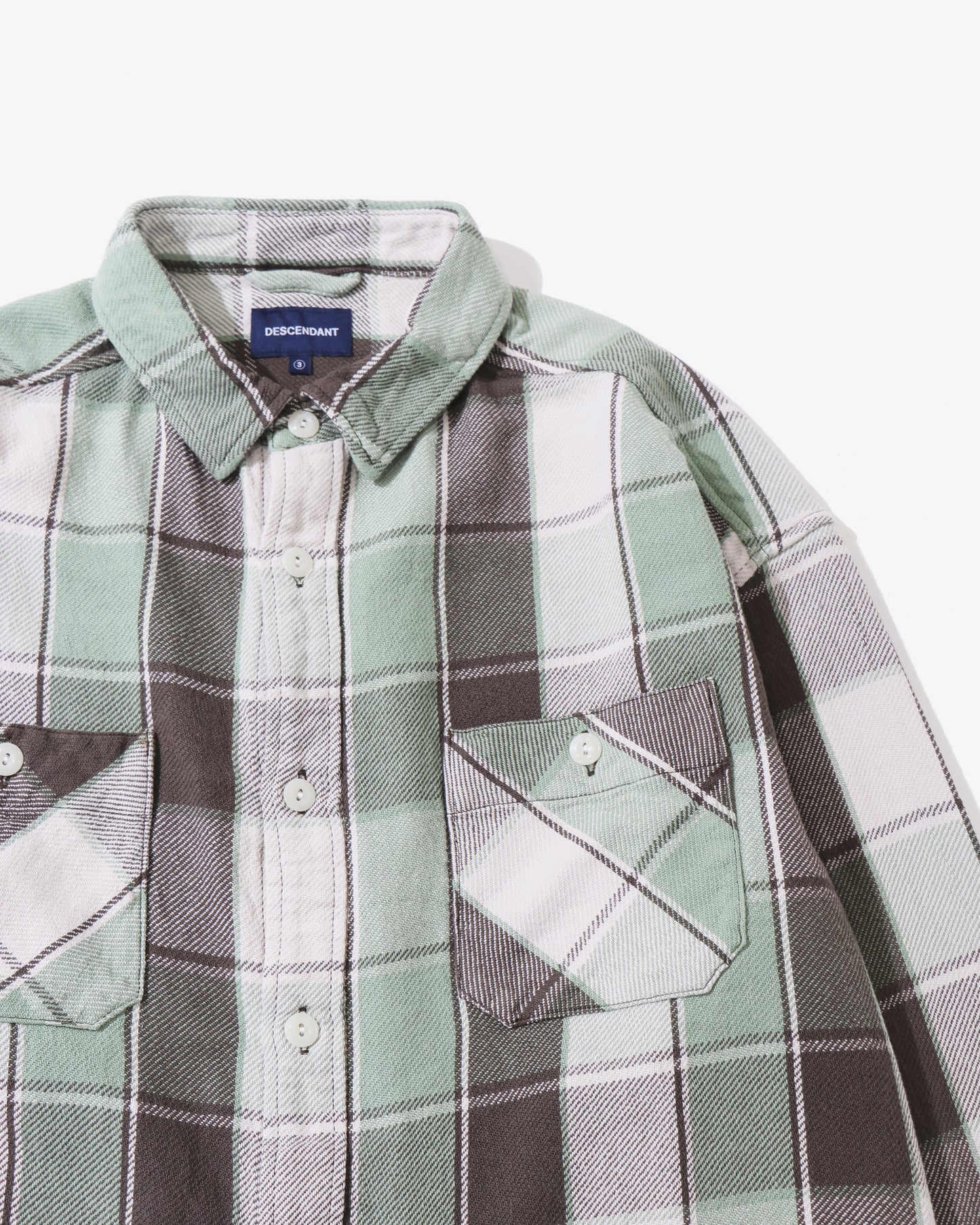 VANNING PLAID LS SHIRT GREEN – TIME AFTER TIME