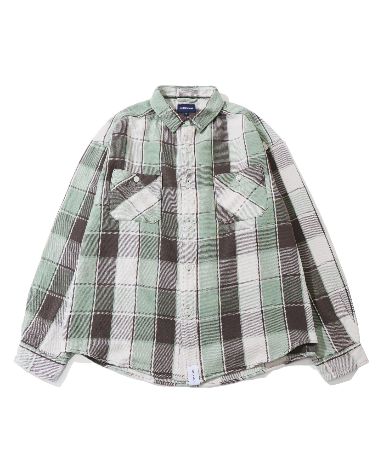 VANNING PLAID LS SHIRT GREEN – TIME AFTER TIME