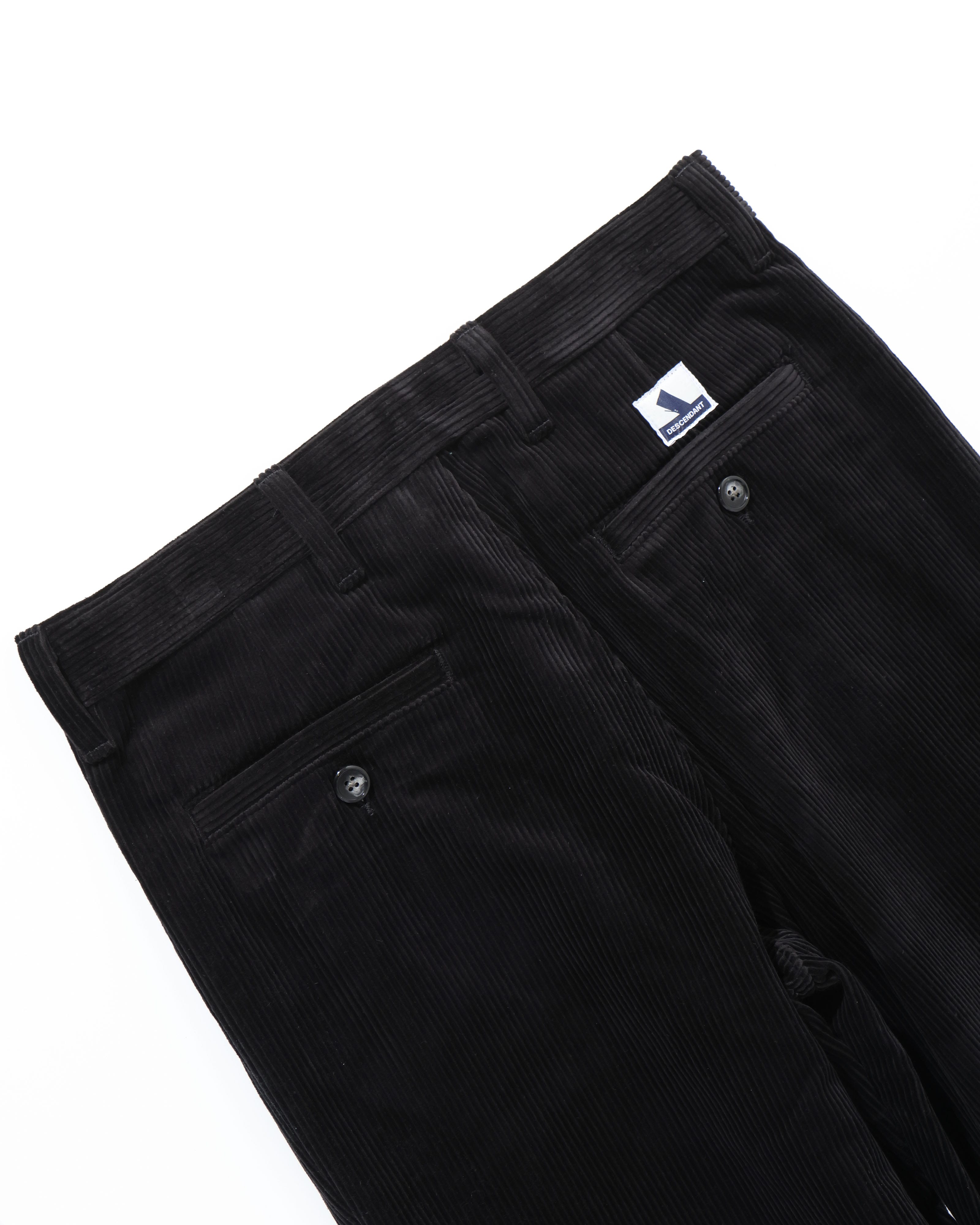 Black corduroy trousers store