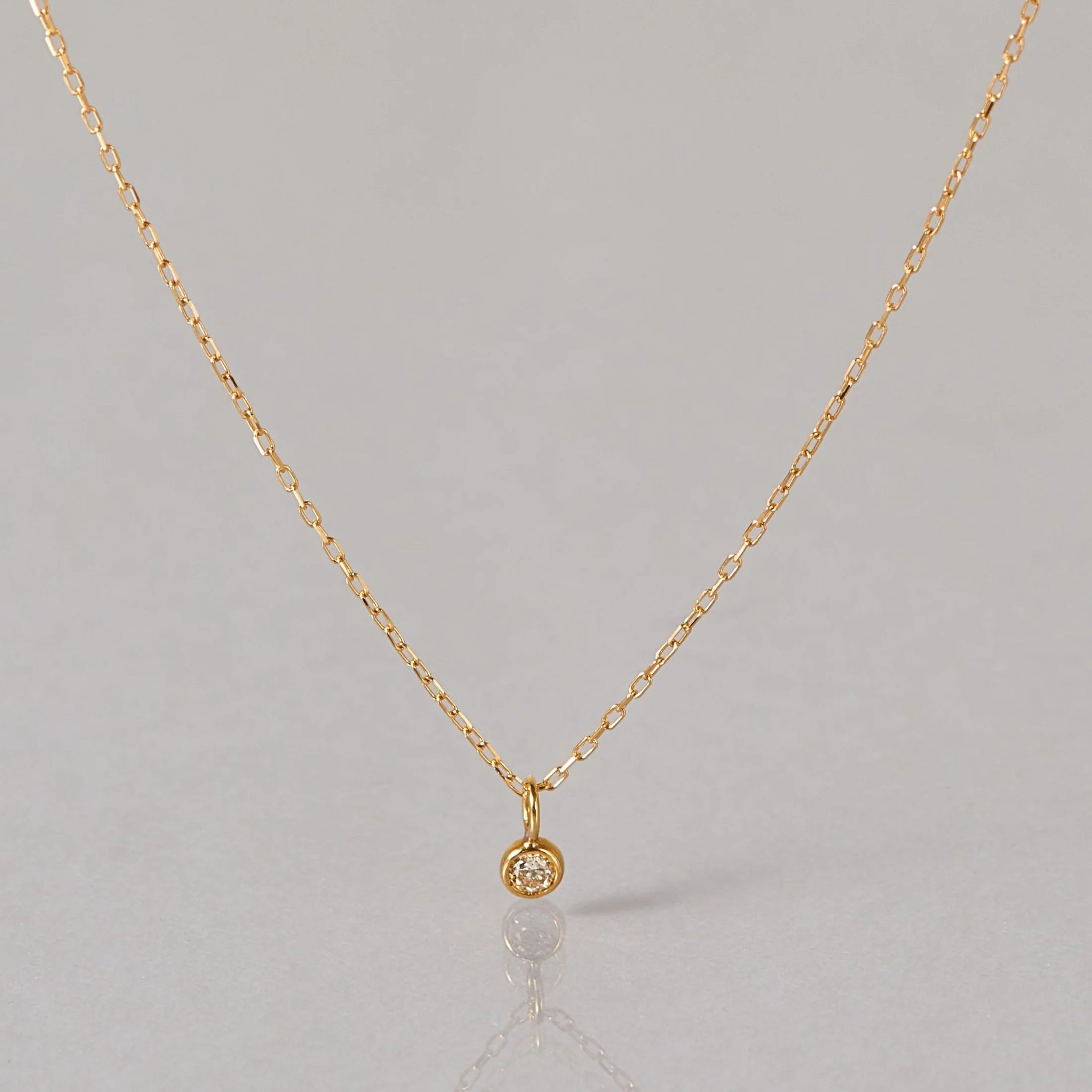 K18 diamond necklace – TIME AFTER TIME