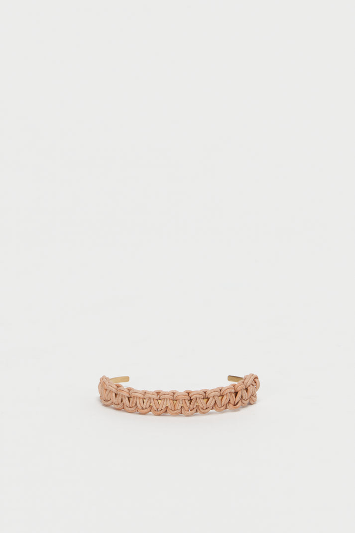 knitted bangle S NATURAL – TIME AFTER TIME